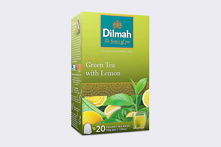Чай зеленый «Dilmah» with Lemon, 20 пакетиков – купить по приятной цене ...