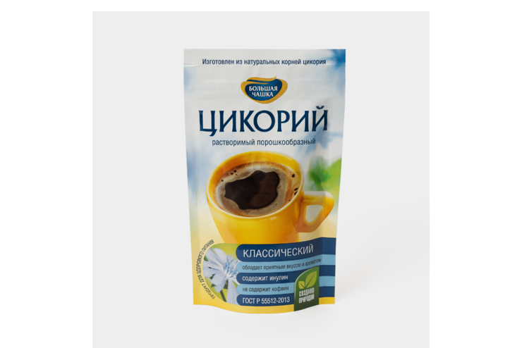 Цикорий растворимый «Большая чашка» Классический, 85 г – купить по ...