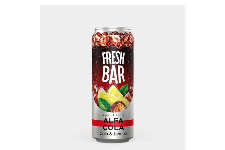 Напиток газированный «Fresh Bar» Alfa cola, 450 мл – купить по приятной ...