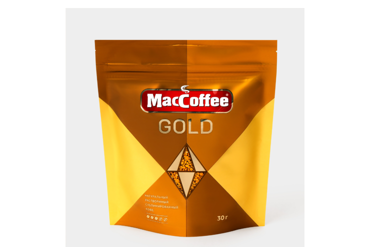Кофе «MacCoffee» Gold, 30 г – купить по приятной цене с доставкой на ...