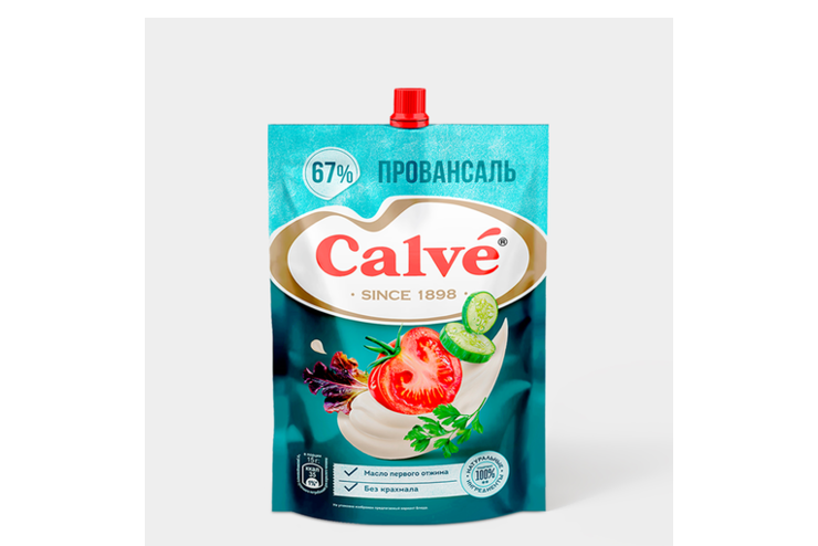 Майонез «Calve» Провансаль, 700 г – купить по приятной цене с доставкой на дом в интернет ...