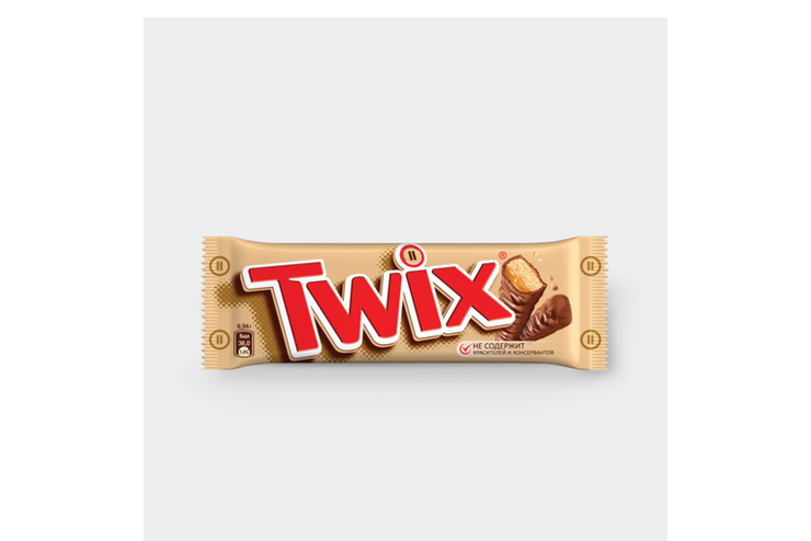 Батончик «Twix», 55 г – купить по приятной цене с доставкой на дом в интернет-магазине «Ярче!»