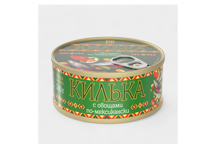 Килька «КБРР» с овощами по-мексикански, 240 г – купить по приятной цене ...