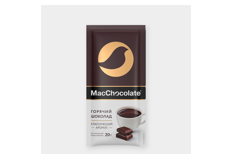 Горячий шоколад классический «MacChocolate», 20 г – купить по приятной цене с доставкой на дом в ...