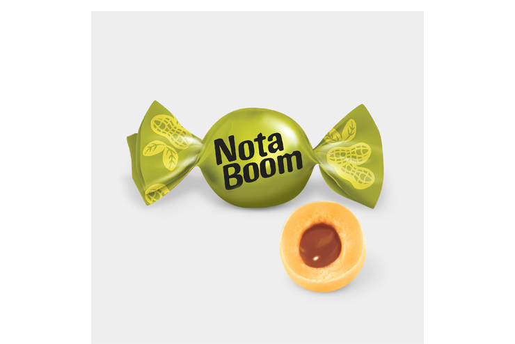 Жевательные конфеты «Nota Boom» с арахисовой начинкой – купить по ...