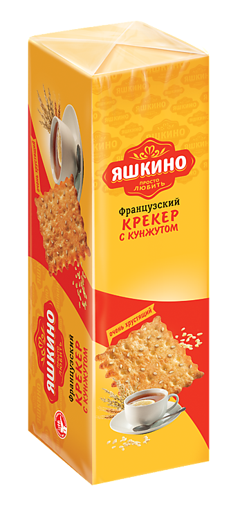 Крекер «Французский» «Яшкино» с кунжутом, 185 г – купить по приятной ...