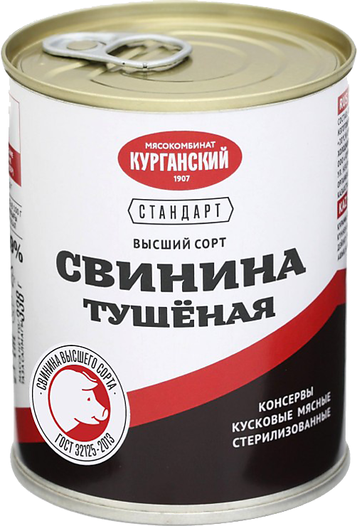Свинина тушёная «Семейный запас», 338 г – купить по приятной цене с ...
