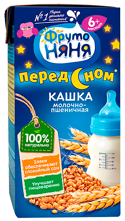 Кашка «ФрутоНяня» молочно-пшеничная, 200 мл – купить по приятной цене с ...