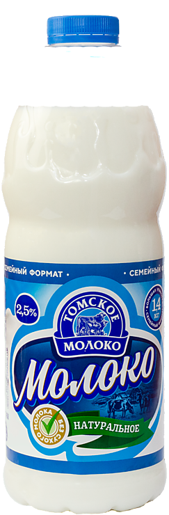 Молоко 2.5% «Томское молоко», 1,4 кг – купить по приятной цене с ...