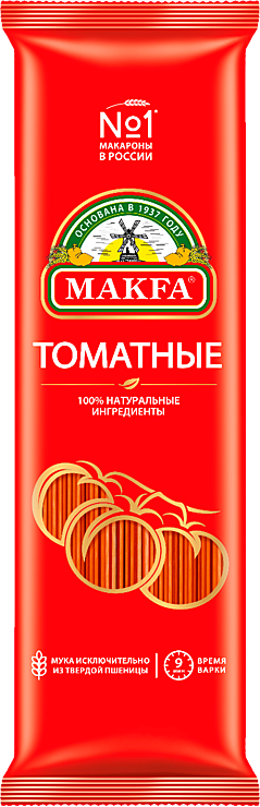 Спагетти «Макфа» Томатные, 500 г – купить по приятной цене с доставкой ...