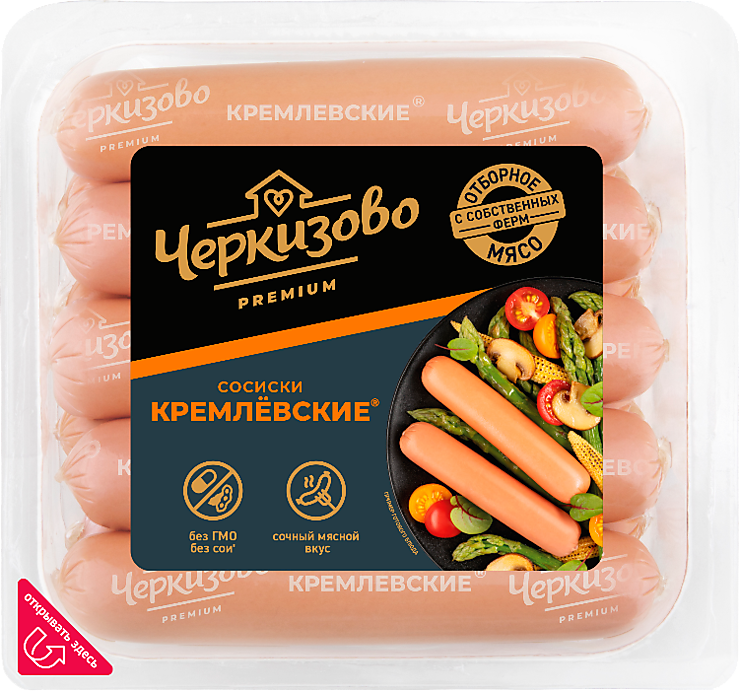 Сосиски «Черкизово Премиум» Кремлевские, 500 г – купить по приятной ...
