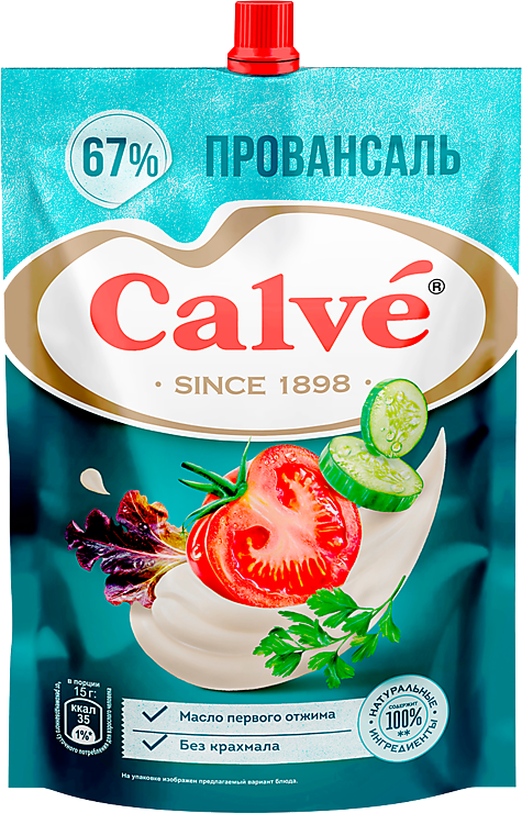 Майонез «calve Провансаль 700 г купить по приятной цене с доставкой на дом в интернет