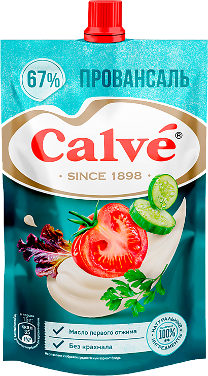 Майонез «calve Провансаль 200 г купить по приятной цене с доставкой на дом в интернет