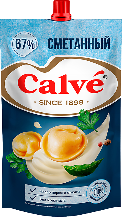 Майонез «calve Сметанный 400 г купить по приятной цене с доставкой