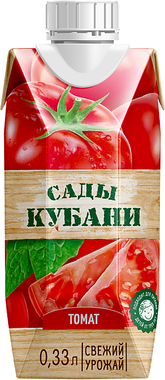 Сок «Сады Кубани» томатный, 330 мл – купить по приятной цене с ...