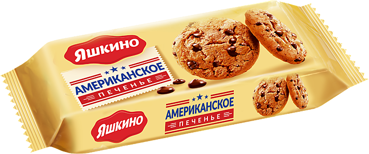 Печенье сдобное «Яшкино» Американское, 200 г – купить по приятной цене ...