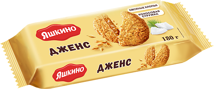 Печенье «Яшкино» Дженс, 180 г – купить по приятной цене с доставкой на ...