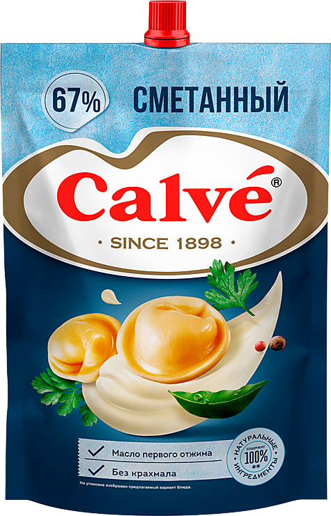 Майонез «calve Сметанный 700 г купить по приятной цене с доставкой