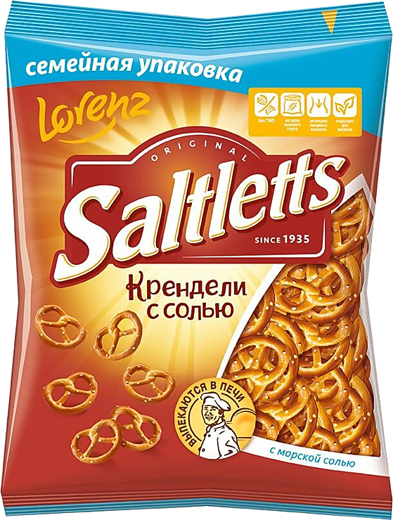 Крендельки «Saltletts» Классические с солью, 250 г – купить по приятной ...