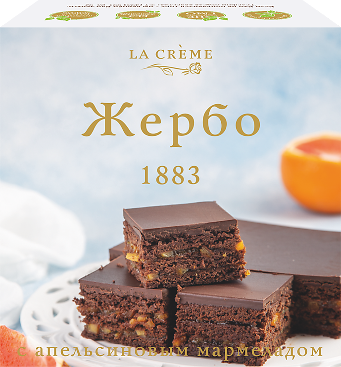 Торт «La Creme» Жербо с апельсиновым мармеладом, 400 г – купить по ...