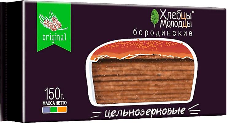 Хлебцы «Хлебцы-Молодцы» Бородинские с кориандром, 150 г – купить по ...