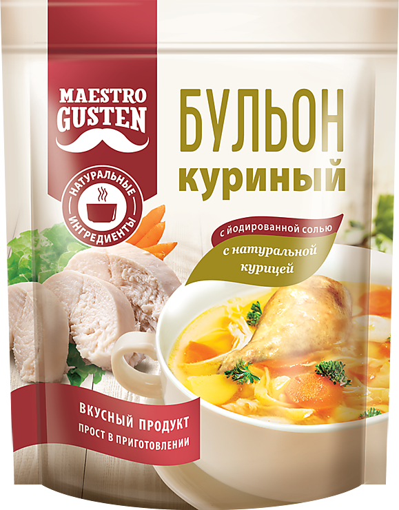 Бульон сухой «Maestro Gusten» куриный, 90 г – купить по приятной цене с ...