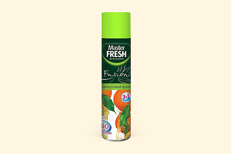 Освежитель воздуха «Master Fresh» Fusion Цитрусовый фреш 3 в 1, 300 мл ...