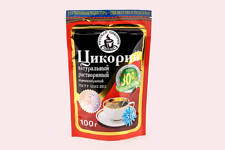 Цикорий «Русский цикорий» натуральный, растворимый, 100 г – купить по ...
