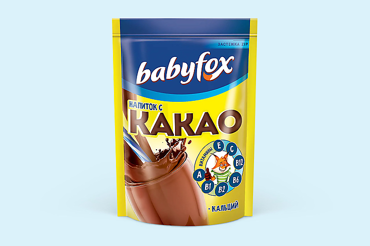 Какао-напиток «Babyfox» быстрорастворимый, 135 г – купить по приятной ...