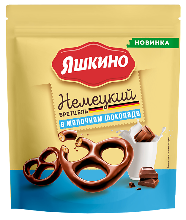 Крендельки Бретцель «Яшкино» в молочном шоколаде, 90 г – купить по ...