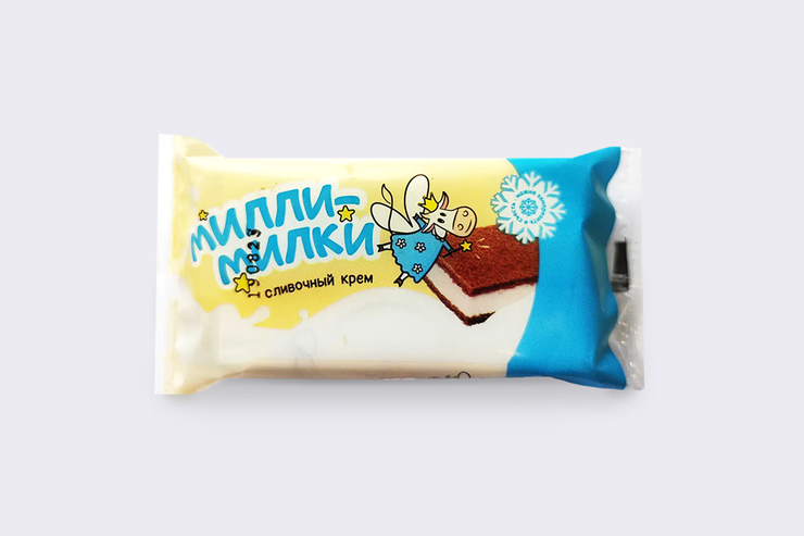 Пирожное бисквитное «Milly Millky» со сливочным вкусом, 30 г – купить ...