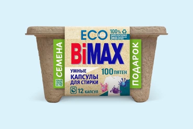 Капсулы для стирки «Bimax» 100 пятен, 12 шт – купить по приятной цене с ...