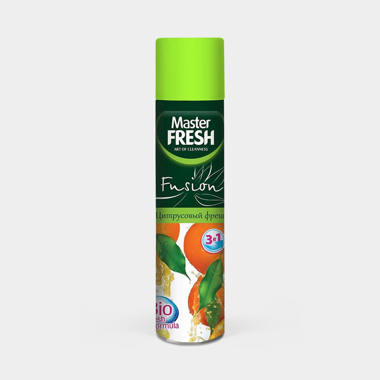 Освежитель воздуха «Master Fresh» Fusion Цитрусовый фреш 3 в 1, 300 мл ...