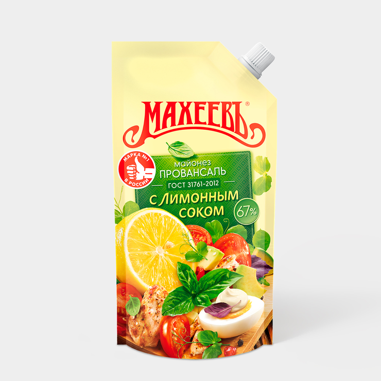Майонез «Махеевъ» с лимонным соком, 190 г – купить по приятной цене с ...