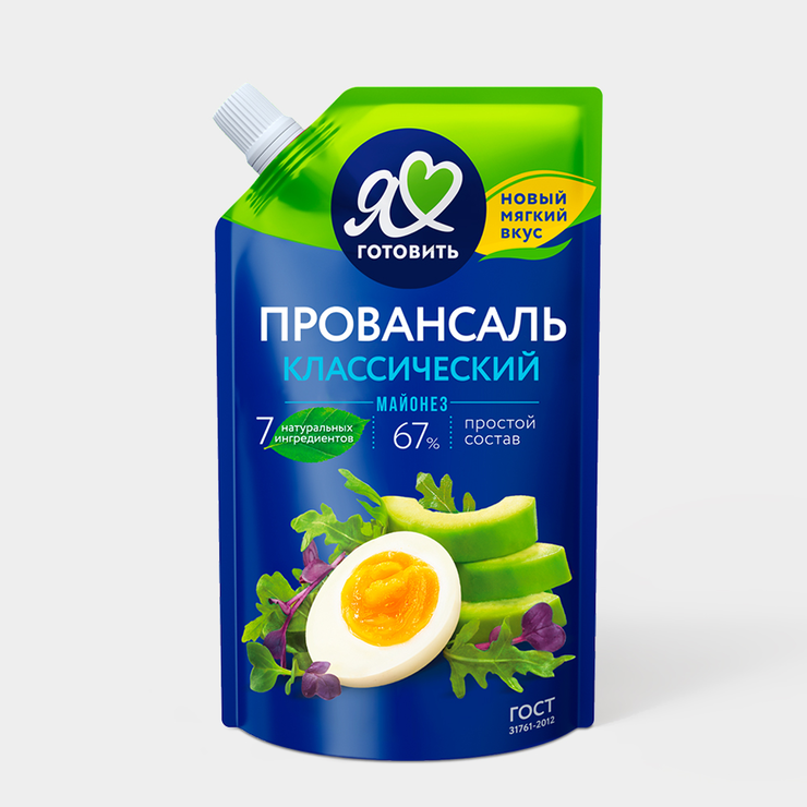 Майонез «Я люблю готовить» Провансаль классический, 390 мл – купить по ...