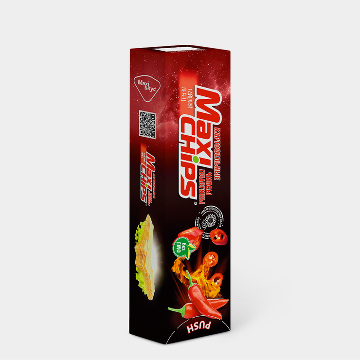 Чипсы «Maxi Chips» со вкусом тайского перца, 100 г – купить по приятной ...