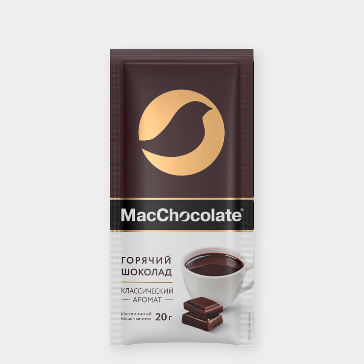 Горячий шоколад классический «MacChocolate», 20 г – купить по приятной цене с доставкой на дом в ...