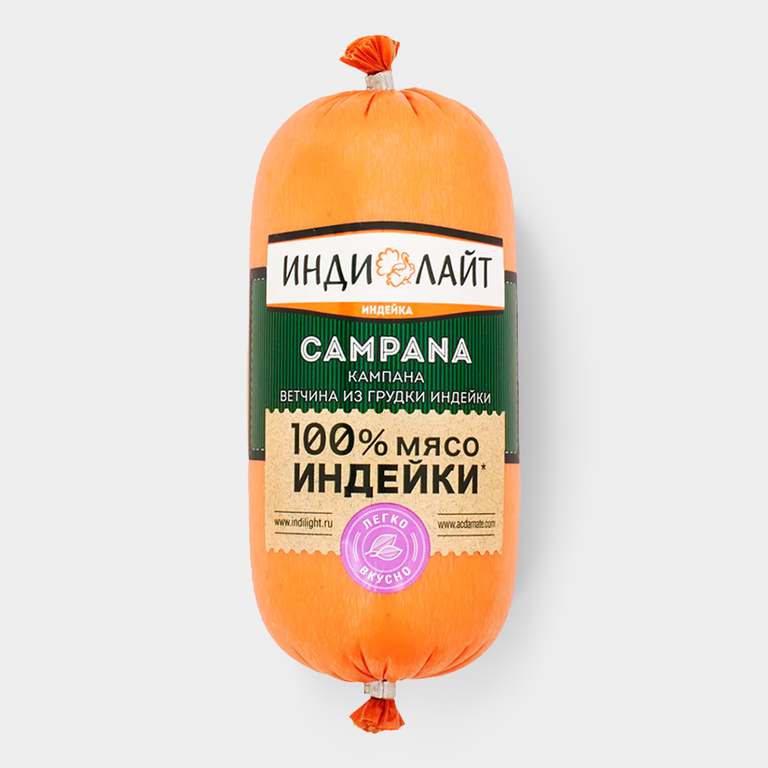 Ветчина «ИНДИлайт» Кампана, 400 г – купить по приятной цене с доставкой ...